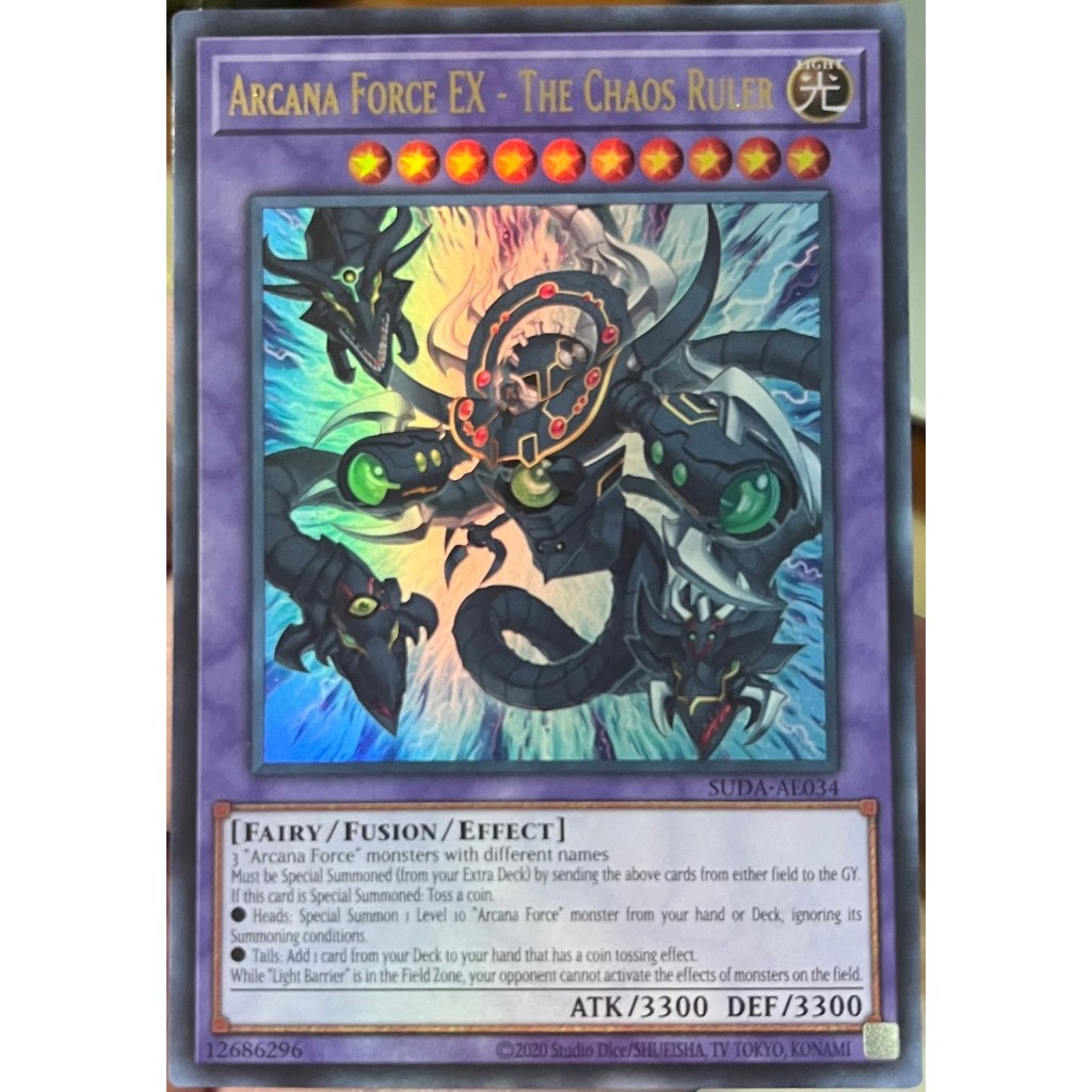 Yugioh Asia-Eng [SUDA-AE034] Arcana Force EX - The Chaos Ruler (Ultra ...