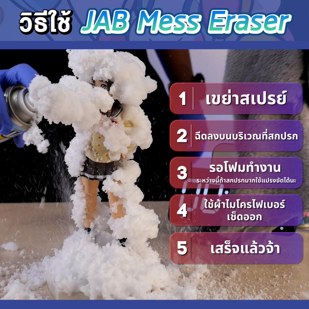JabStudio JAB Mess Eraser ผลิตภัณฑ์ทำความสะอาดของสะสม Art Toy ของเล่น ...