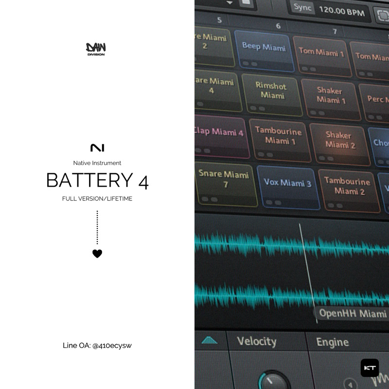Native Instrument Battery 4(Mac) ซอฟท์แวร์สำหรับการสร้าง และดีไซน์เสียง ...