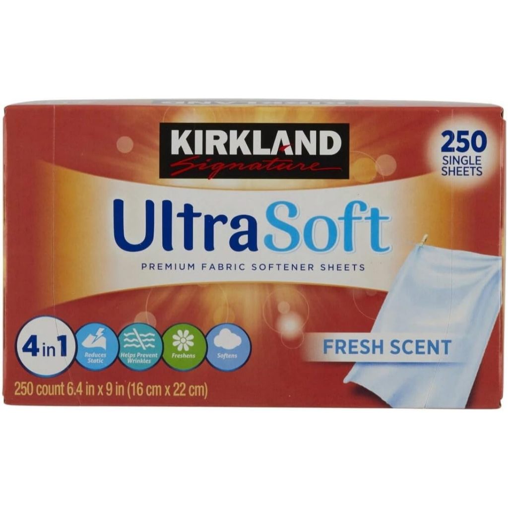 แผ่นอบผ้าหอมให้ผ้าเรียบขึ้น Kirkland Signature Ultra Soft Premium ...