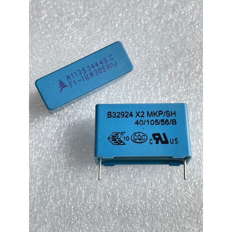 (ชุด1ตัว/5ตัว) B32924 X2 MKP/SH C 1UF 305V คาปาซิเตอร์ แบรนด์EPCOS F1 ...