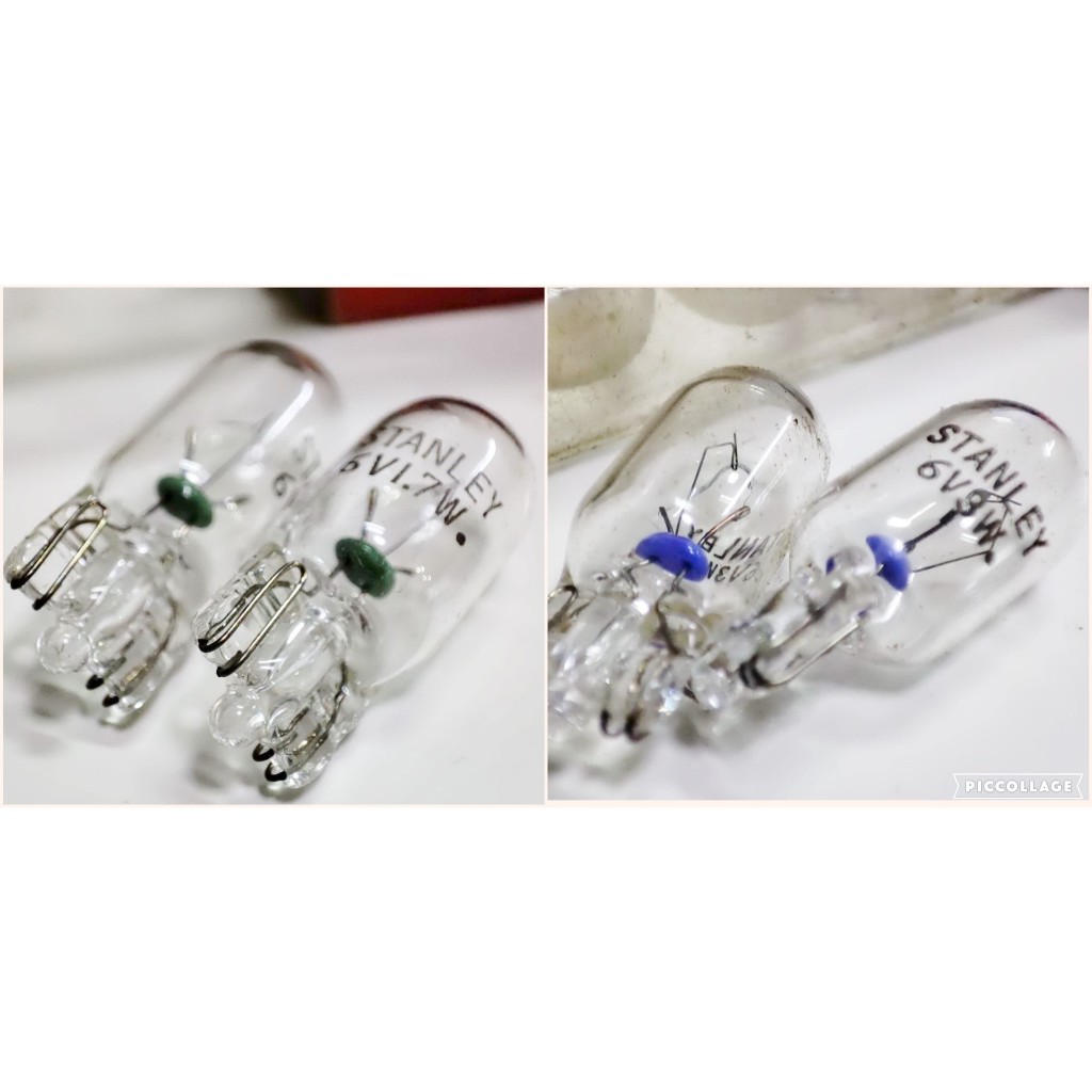 หลอดไฟหรี่-เกียร์ เสียบกลาง(T10) 6V 1.7W-3W | Shopee Thailand