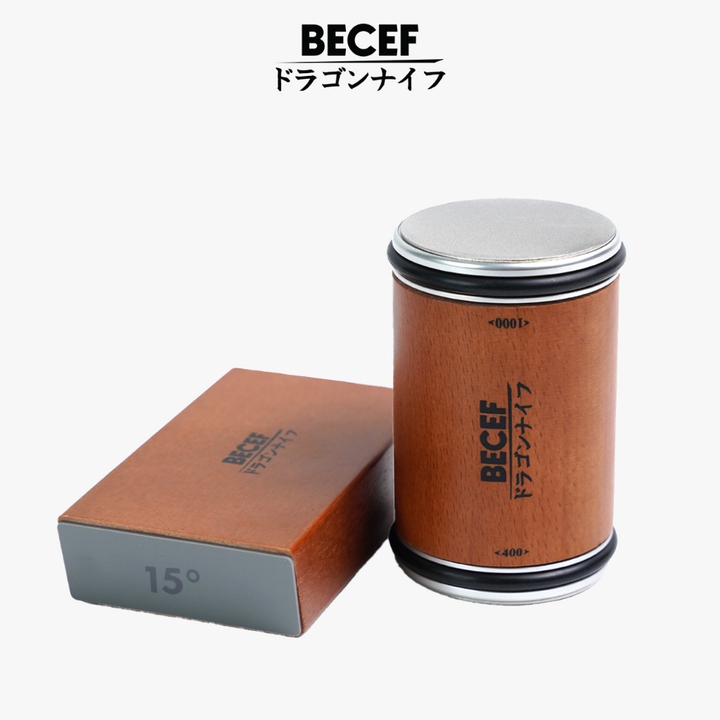 BECEF ลูกกลิ้งลับมีด หินลับมีด พร้อมแท่นแม่เหล็กล็อคองศา ลับได้ทั้งมีด ...