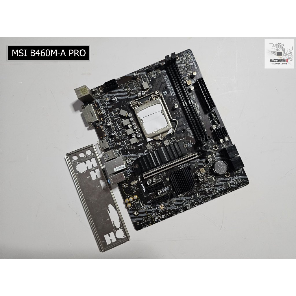 MAINBOARD (เมนบอร์ด) 1200 MSI B460M-A PRO | Shopee Thailand