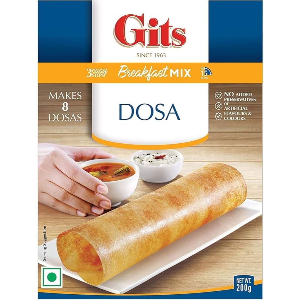 Gits Dosa Mix Powder แป้งโดซ่ามิกซ์ 200g | Shopee Thailand
