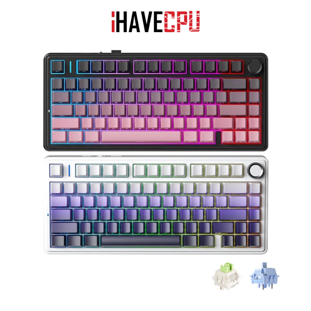 iHAVECPU KEYBOARD (คีย์บอร์ด) AULA F75 SIDE PRINTED (EN) | Shopee Thailand