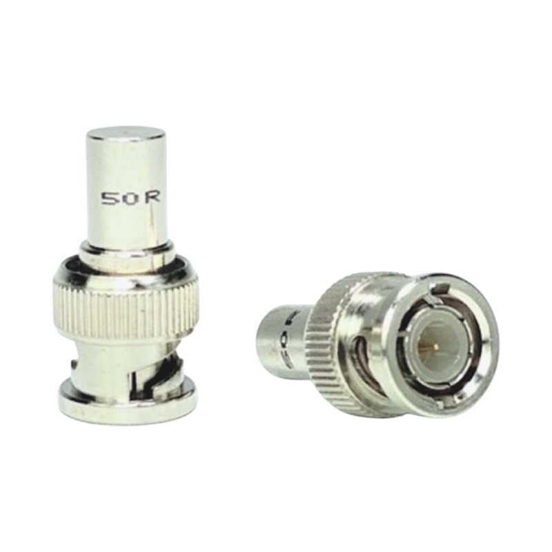 BNC 50Ohm (1,2,4ชิ้น) BNC RF Coaxial Terminator Plugs ขั้วทอง (NOS ...