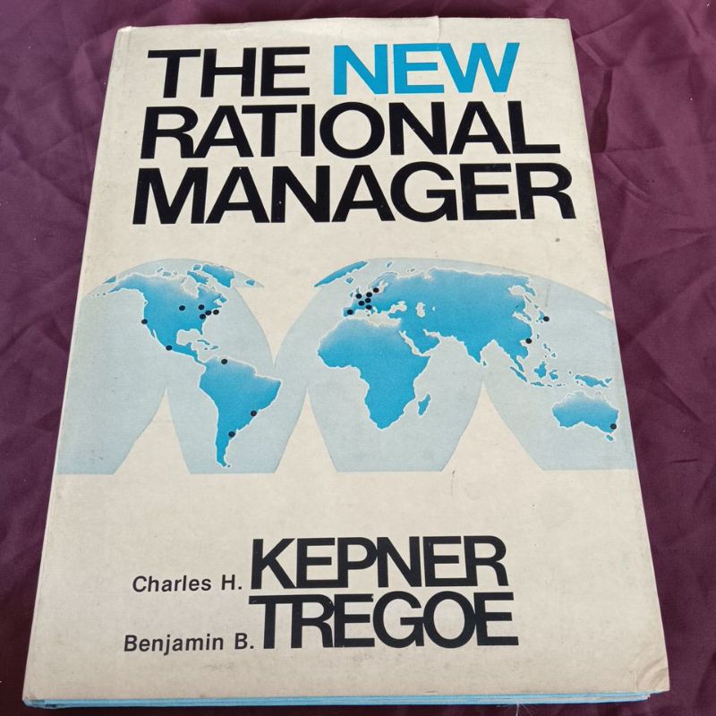 THE NEW RATIONAL MANAGER หนังสือเก่ามีจุดเหลือง | Shopee Thailand