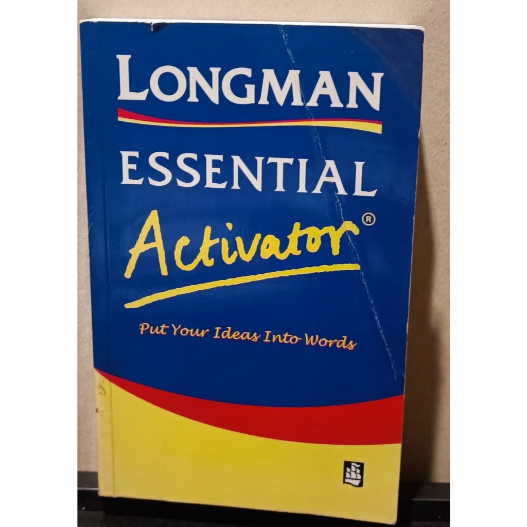 Dictionary ดิคชันนารี Longman Essential Activator โดย ผู้เขียน Longman ...
