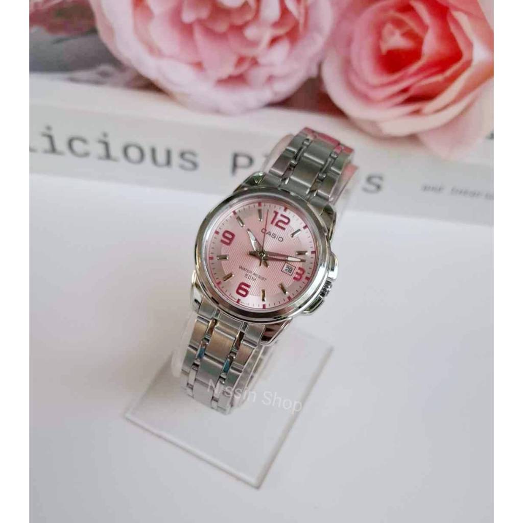 นาฬิกา Casio รุ่น LTP-1314D-1A ,LTP-1314D-5A นาฬิกาผู้หญิงสายแสตนเลส ...