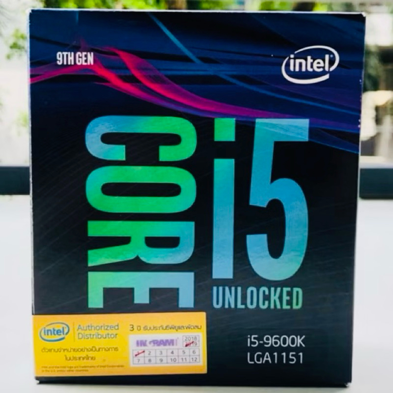 CPU (ซีพียู) Intel Core I5 9600K (4.60GHz) 6C/6T LGA1151v2 ตัวท็อป พร้อมส่ง | Shopee Thailand