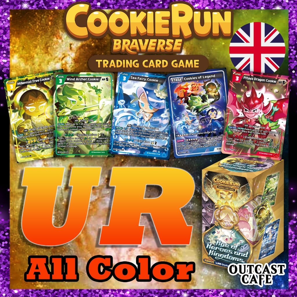 (ENG) UR ชุด Bs3-Bs4 Cookie Run Braverse TCG Singles การ์ดคุกกี้รัน ...