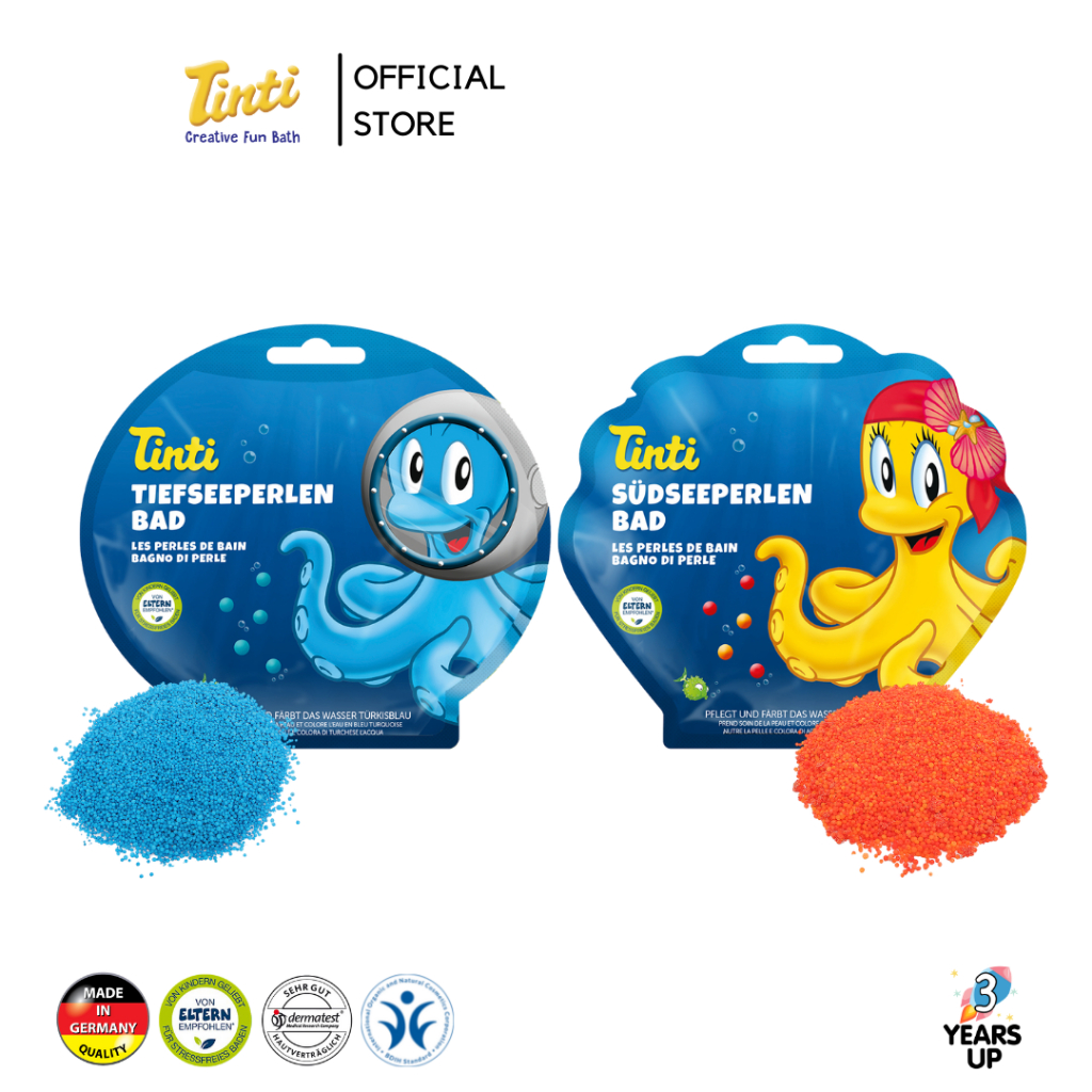 TINTI® สบู่เด็ก ไข่มุกอาบน้ำ 80g Bath Pearl เกลืออาบน้ำ เปลี่ยนสีน้ำ ...