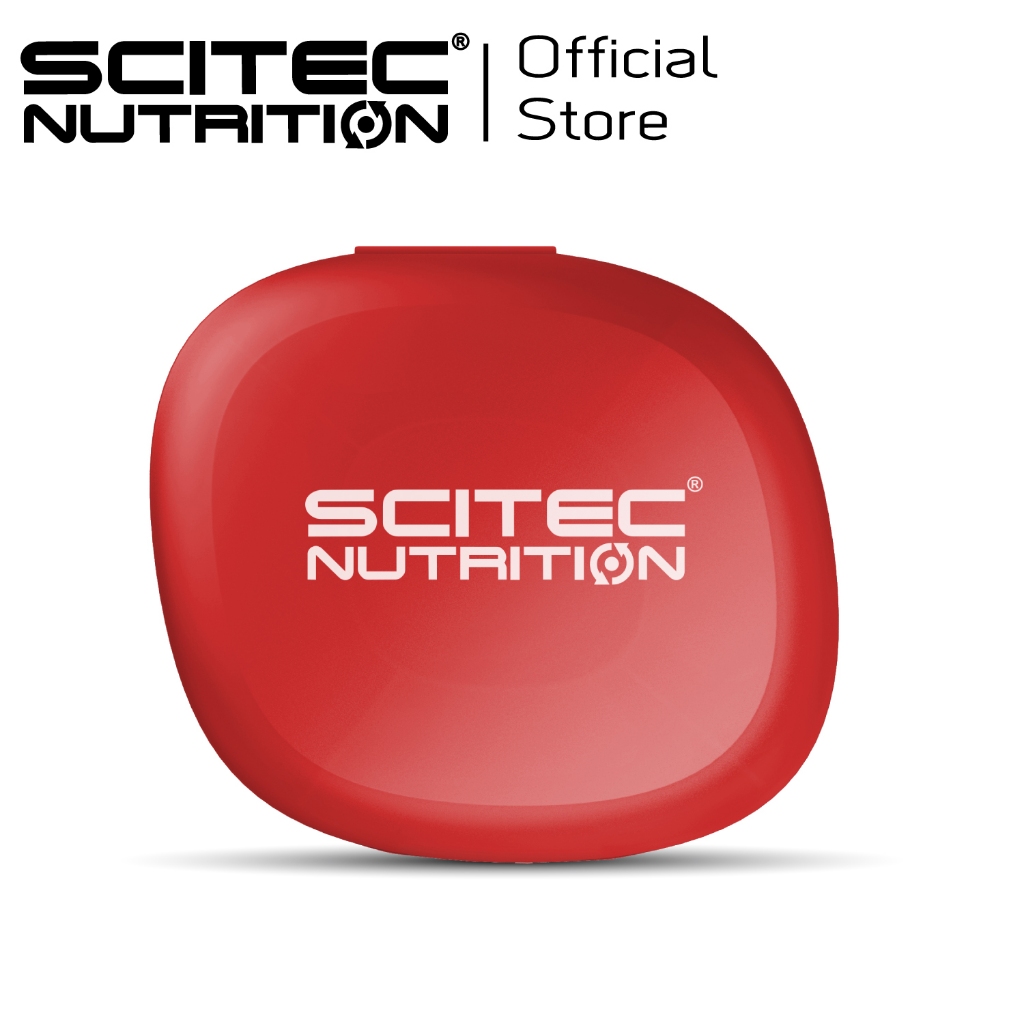 SCITEC NUTRITION Pill Box Red (Tablet Box Can Medicine Box 5 ...