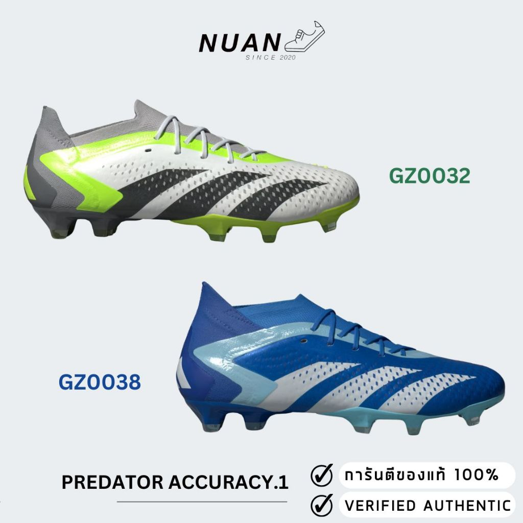 Adidas Predator Accuracy.1 L FG GZ0032,GZ0038 การันตี ของแท้ 100% ป้าย ...