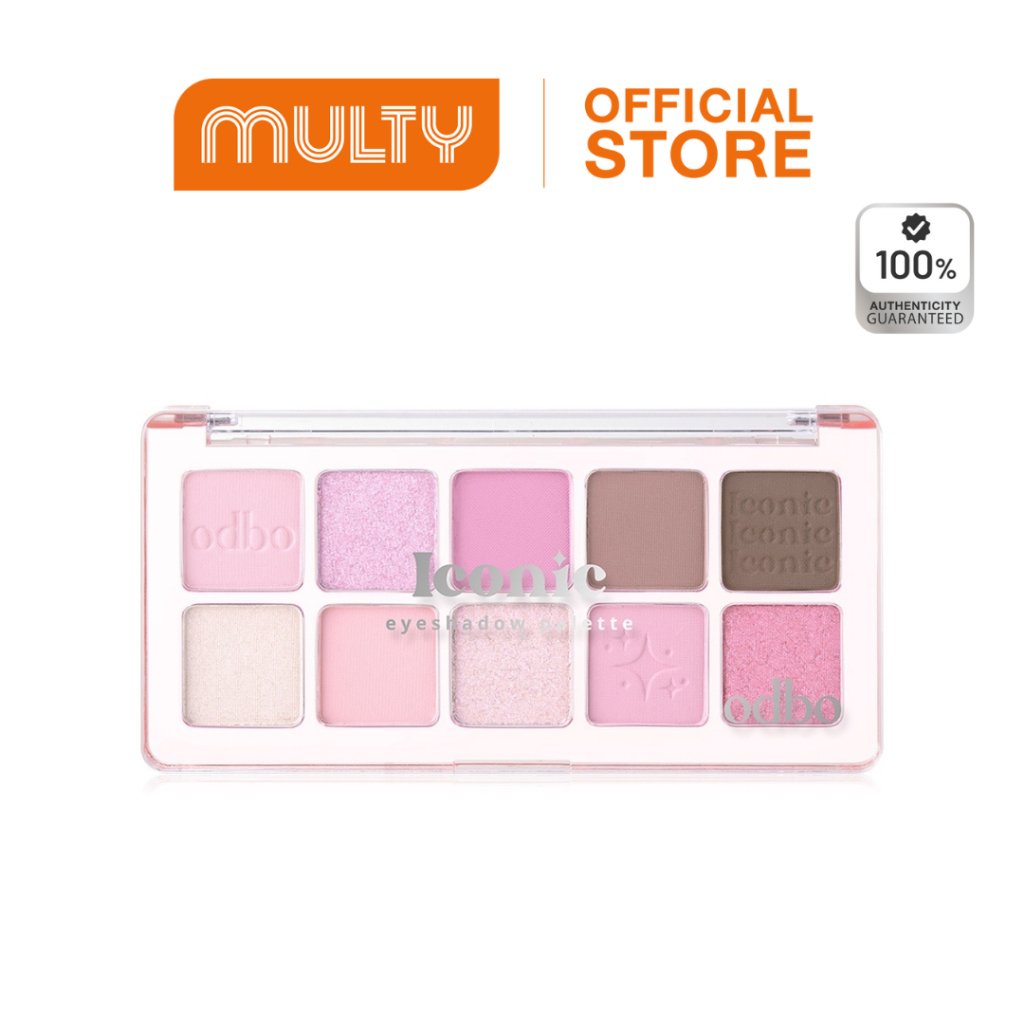 Odbo Iconic Eyeshadow Palette 7 g.อายแชโดว์พาเลทตา | Shopee Thailand