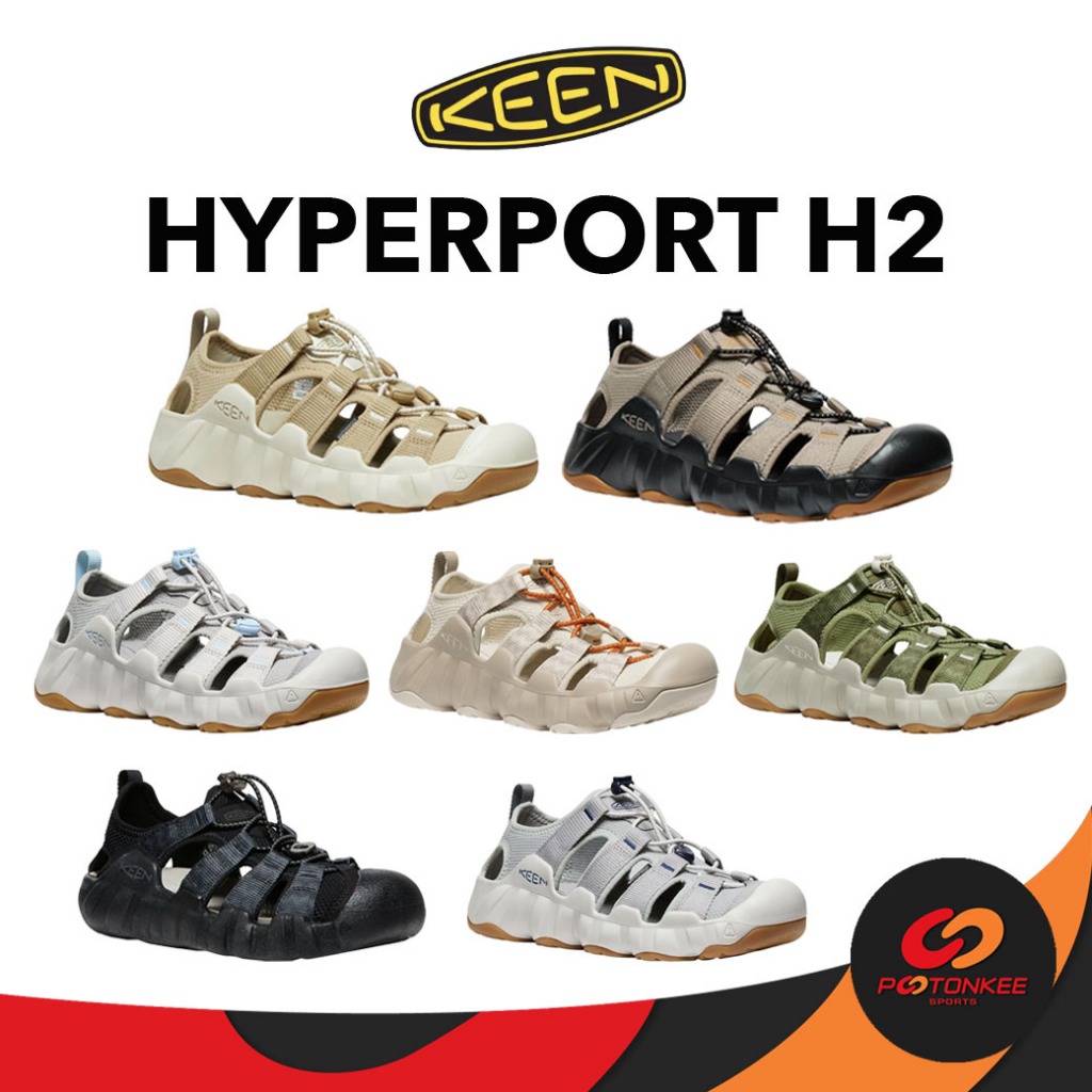 KEEN HYPERPORT H2 รองเท้าเท้าแตะแบบสวม หญิง ชาย น้ำหนักเบา | Shopee ...