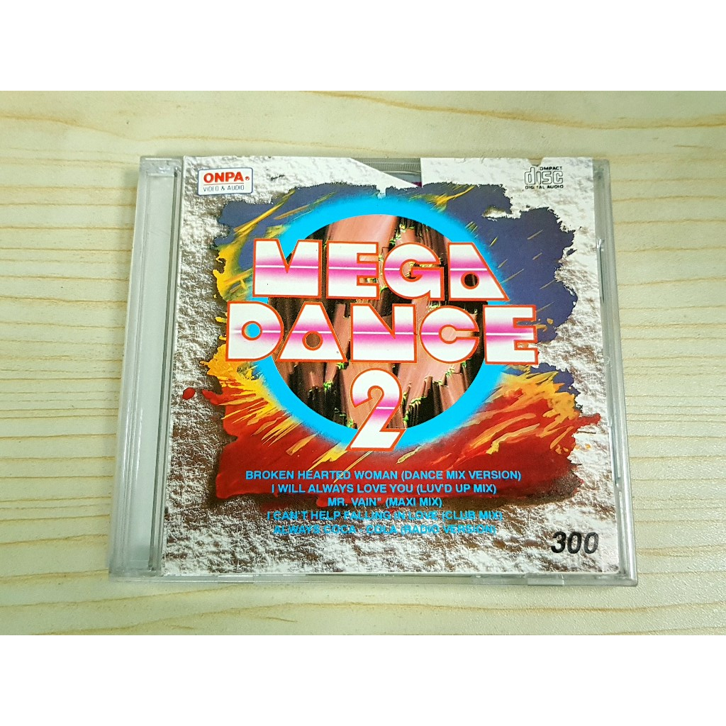 CD เพลงสากล Mega Dance 2 นักร้อง Jessica Jay / Nature Heat / Un Disco ...