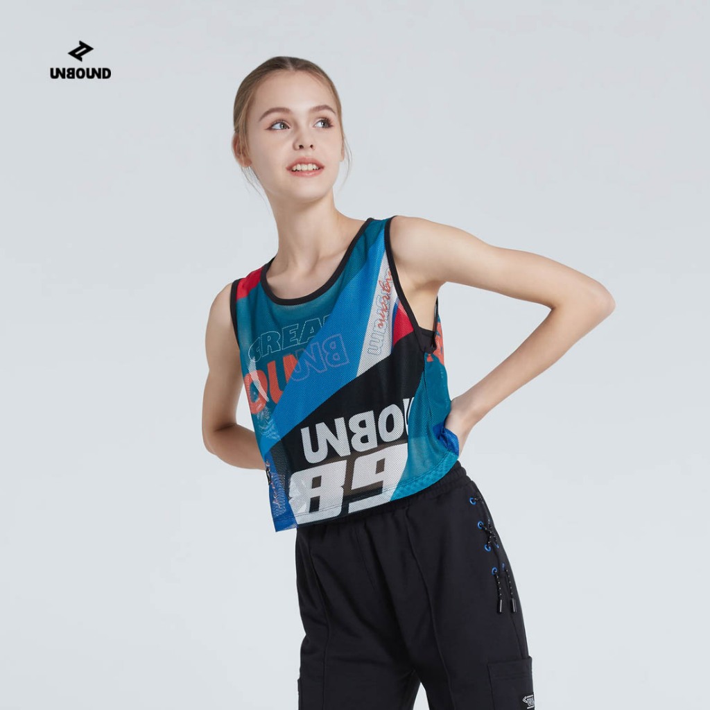 UNBOUND RACING TANS TANK TOP เสื้อกล้ามวิ่ง ผ้าตาข่าย คลุมสปอร์ตบรา ...