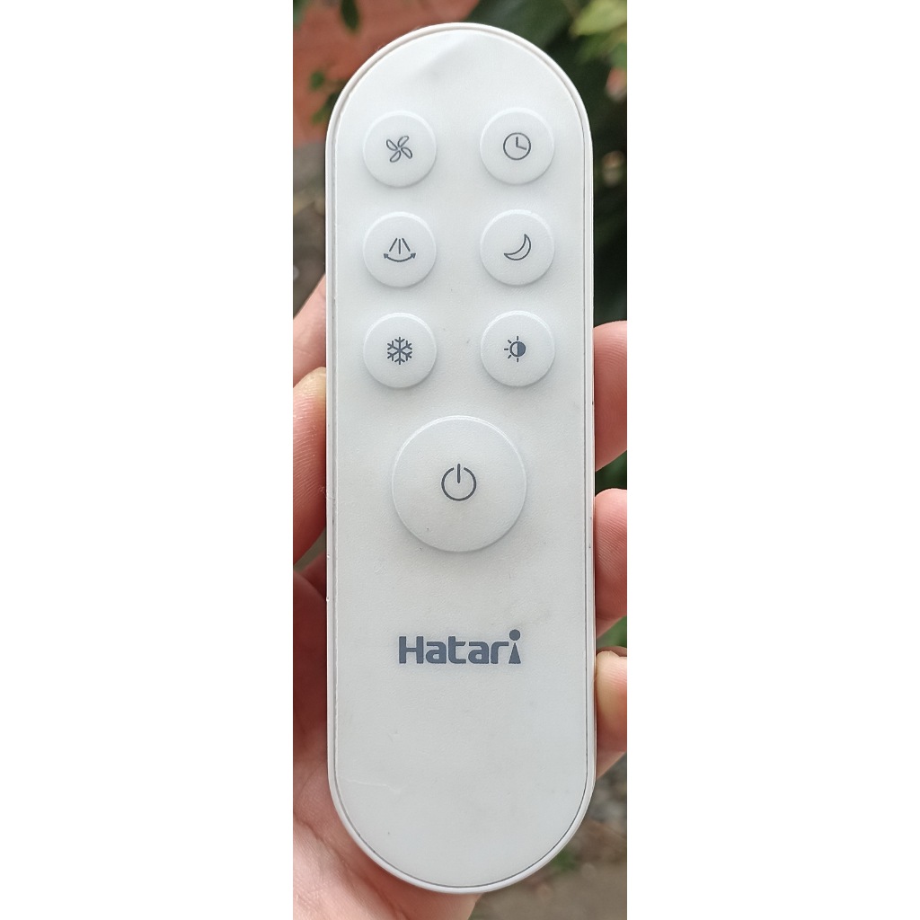 Hatari รีโมท มือสองของแท้ สวยๆ สำหรับ พัดลมไอเย็น Hatari รุ่น AC SWIFT ...