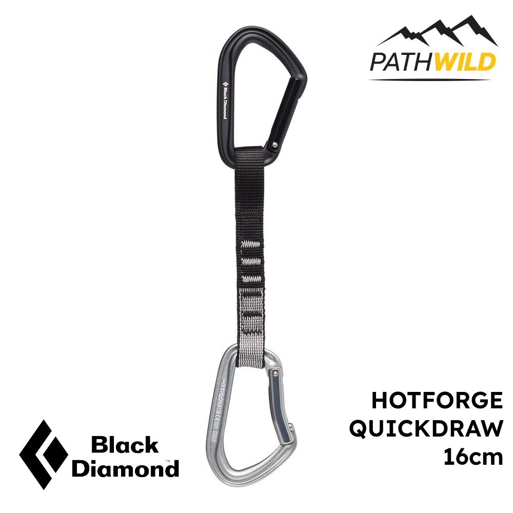 QUICKDRAW สำหรับการปีนหน้าผา BLACK DIAMOND HOTFORGE QUICKDRAW 16cm ...