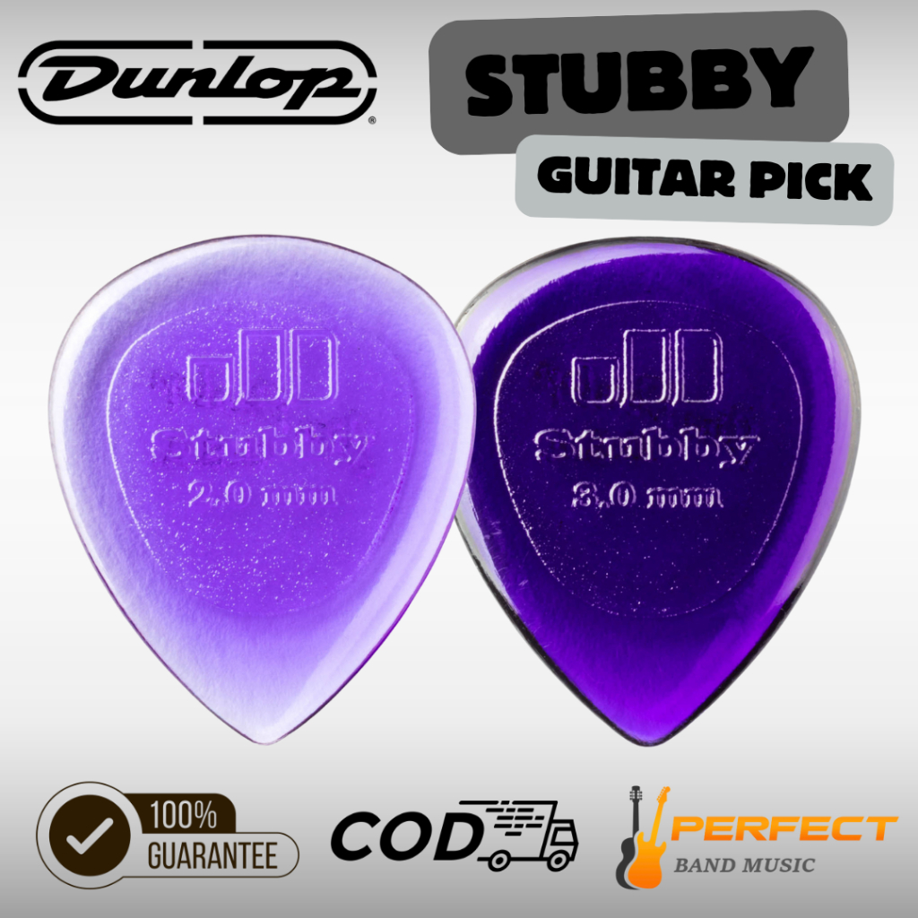 ปิ๊กกีตาร์ Jim Dunlop STUBBY Guitar Pick | Shopee Thailand