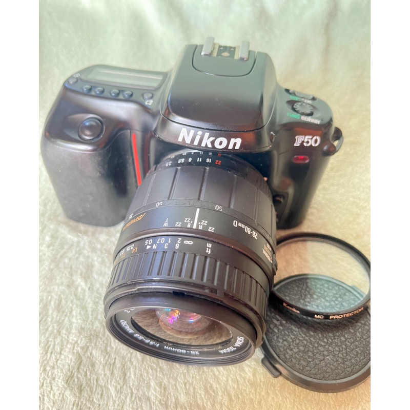 กล้องฟิล์ม SLR Nikon F50 พร้อมเลนส์ Sigma zoom 28-80mm. f3.5 มือ2 made ...