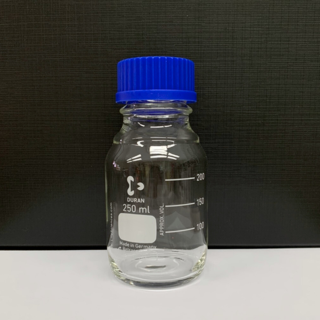 ขวดเก็บมีเดีย (Bottle Media screw Cap) Boro Glass, DIN, Autoclavable ...