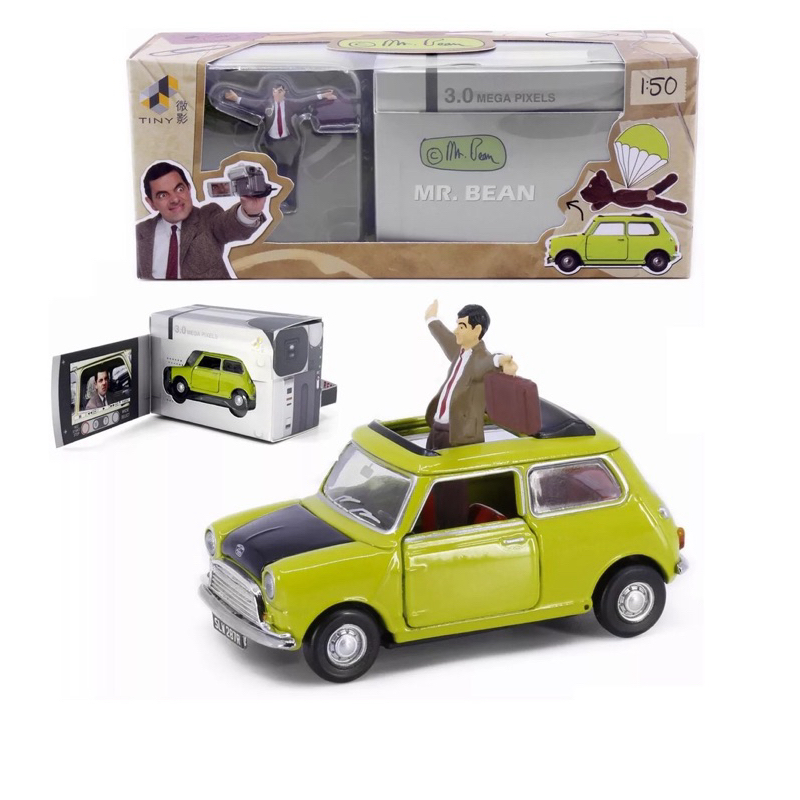 TINY Mr Bean's MINI COOPER Set ( 65301 + Figure ) 1/50 NEW Mr. Bean | Shopee Thailand