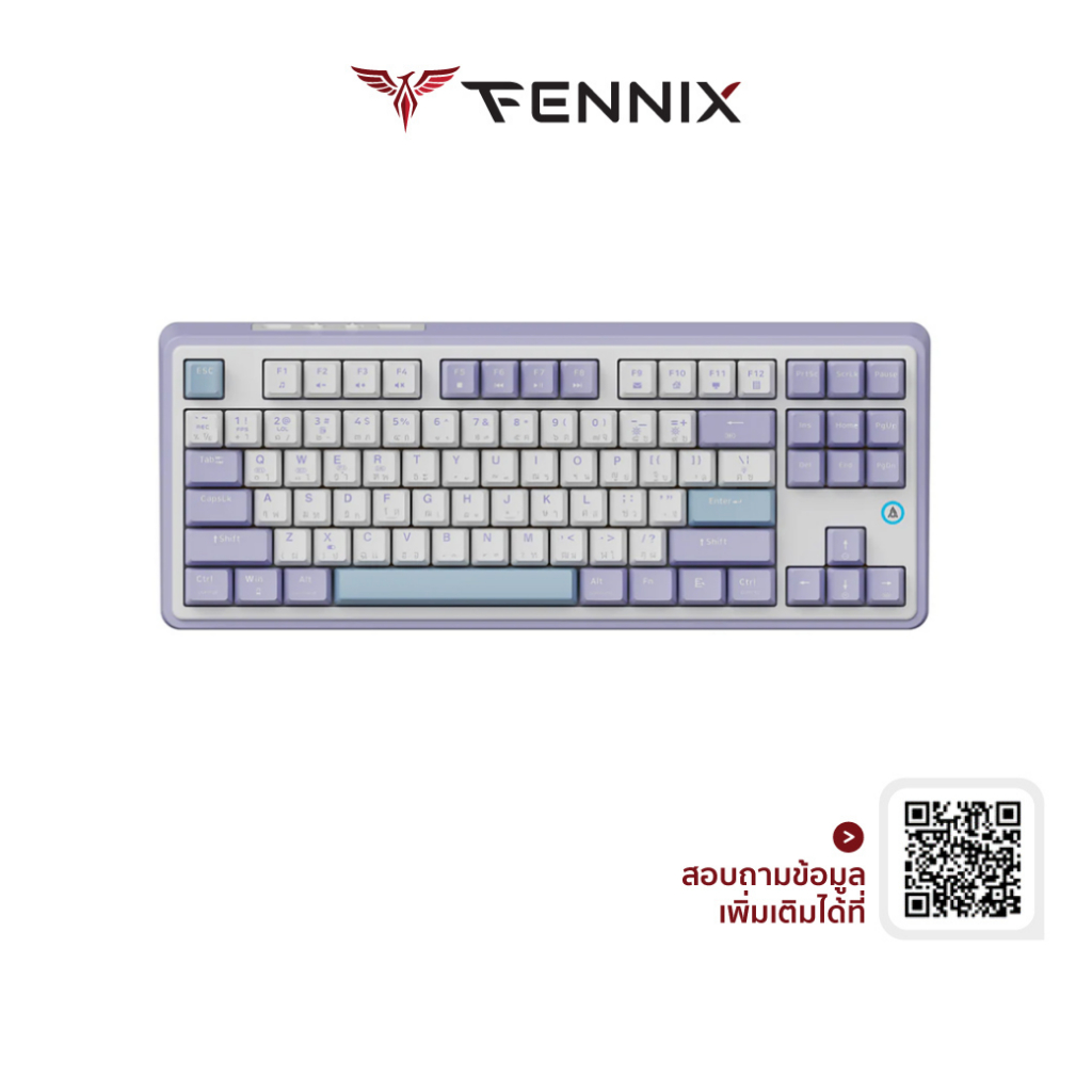 AJAZZ KEYBOARD รุ่น AK870 Lite Fly Fish Switch รับประกันศูนย์ไทย 1 ปี ...