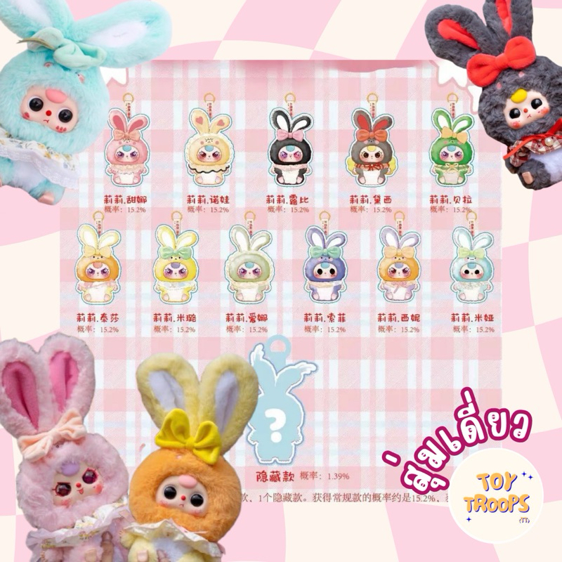 [พร้อมส่ง, สุ่มเดี่ยว] กล่องสุ่ม Baby Three Lily Rabbit V2 ใช้แฟชั่นได้ ...