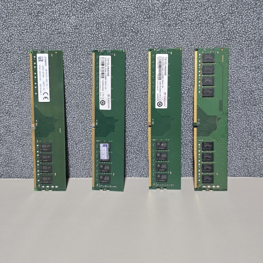 แรมพีซี RAM PC DDR4 8GB (8GBx1) BUS 2666 8 Chips มือ2 (ไม่มีกล่อง ...