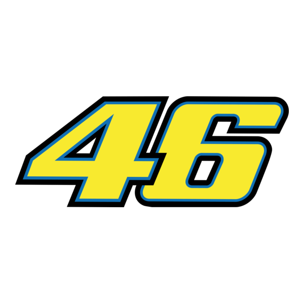 สติกเกอร์ ROSSI 46 Sticker สติกเกอร์ติดรถ รถมอเตอร์ไซค์ หมวกกันน็อค ...