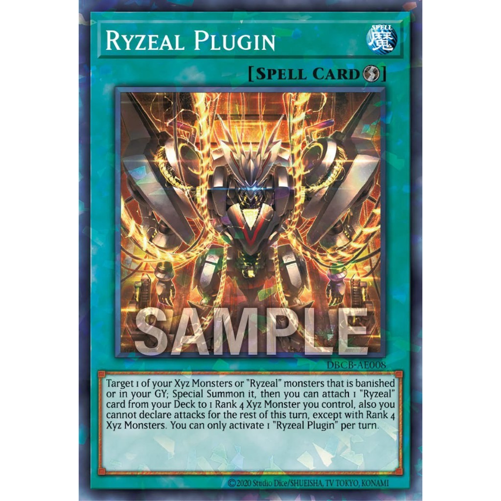 Yugioh Asia-Eng [DBCB-AE008] Ryzeal Plugin (Normal Parallel Rare) การ์ดยูกิแท้ถูกลิขสิทธิ์ ...
