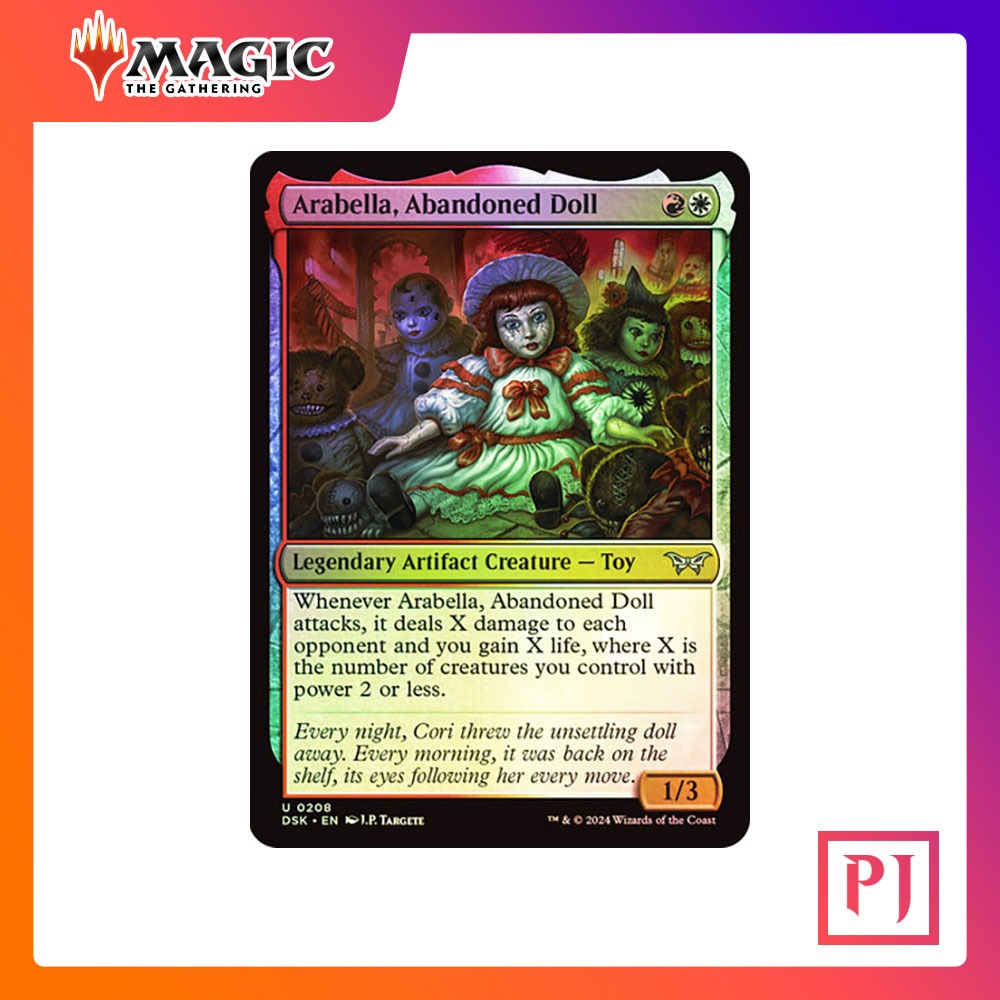 [MTG] Arabella, Abandoned Doll [DSK] [MULTI] [UNCOM] [FOIL] [ENG] (การ์ดเมจิค / Magic the ...