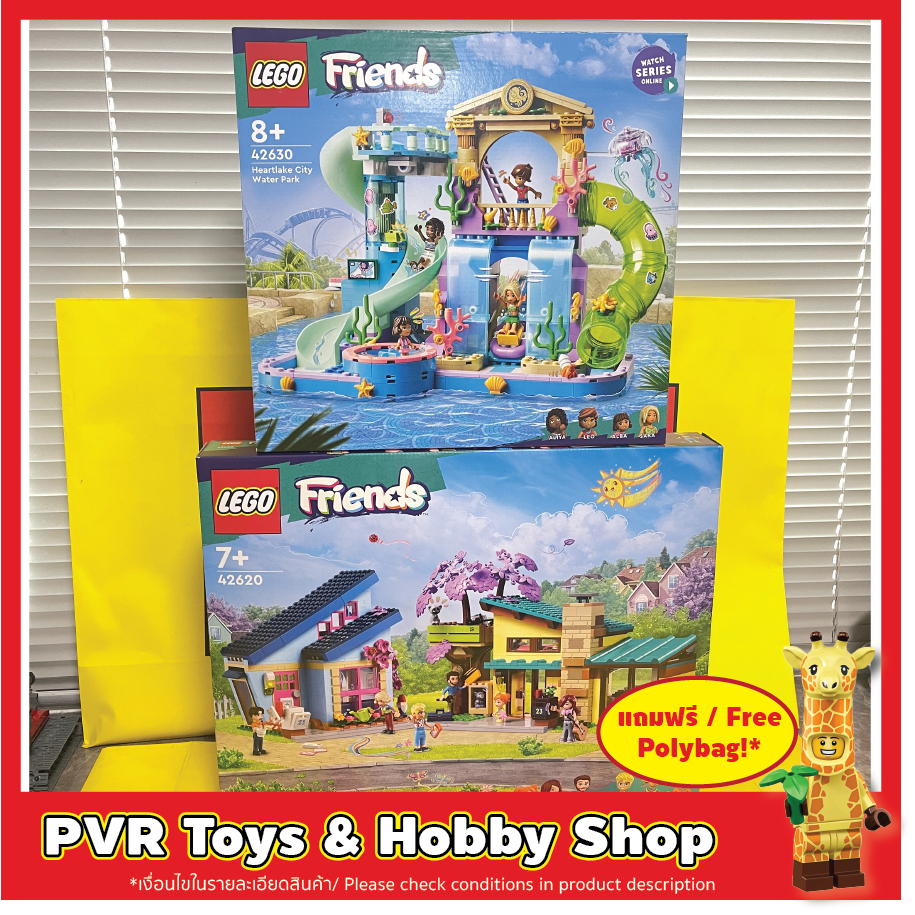 LEGO® 42620 42630 Friends Olly and Paisley's Family Houses Heartlake ...