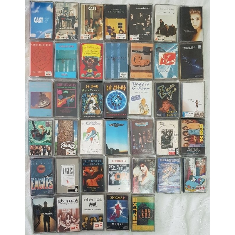 เทปเพลงสากล ศิลปินดัง (ชุด2) มีมากกว่ารูปปก หลากหลายศิลปิน def leppard ...