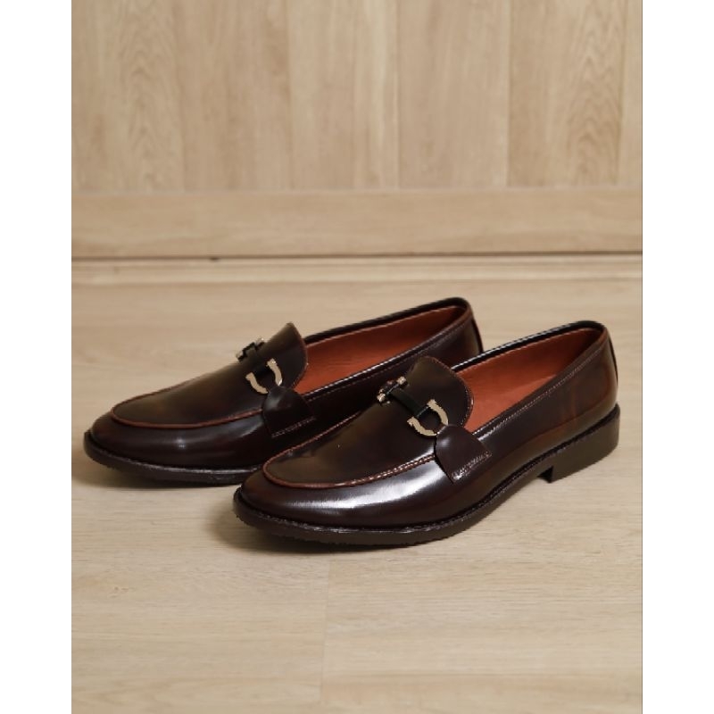 [SA072] Shoesshi รองเท้าหนังแท้ รองเท้าผู้ชาย Loafer | Shopee Thailand