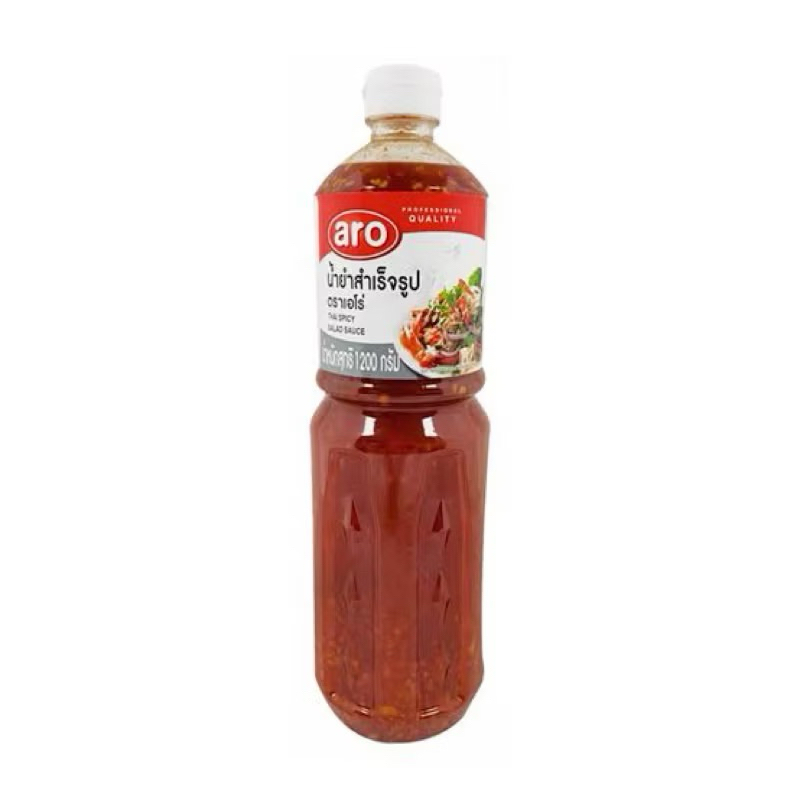 น้ำยำสำเร็จรูป 1,200 กรัม ตราเอโร่ aro - Thai Spicy Salad Sauce ...