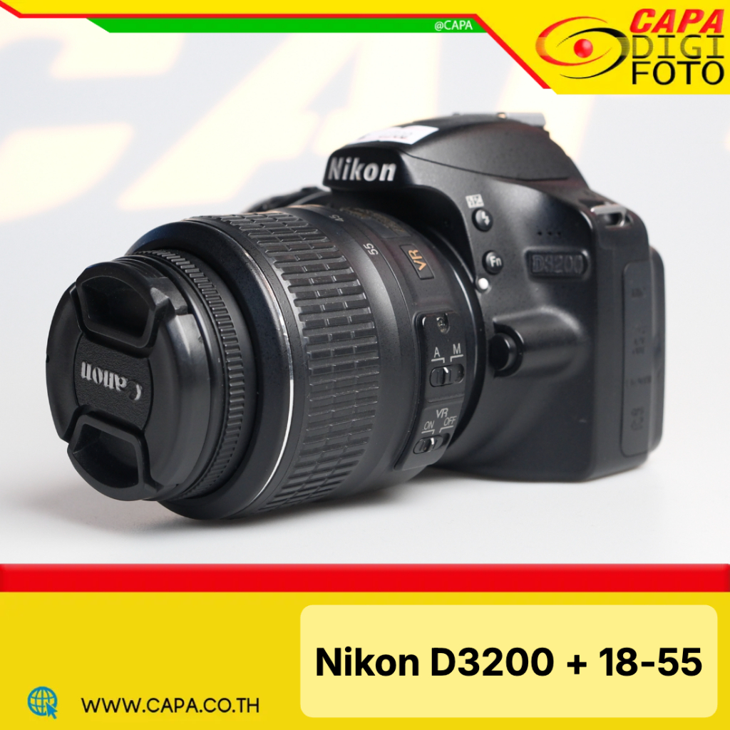 [USED] Nikon D3200 + 18-55 Shutter 27xxx | Shopee Thailand