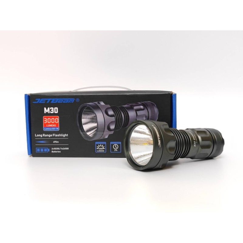 ไฟฉาย JETBEAM M30 แสง 3000 ลูเมน พกพาง่าย | Shopee Thailand