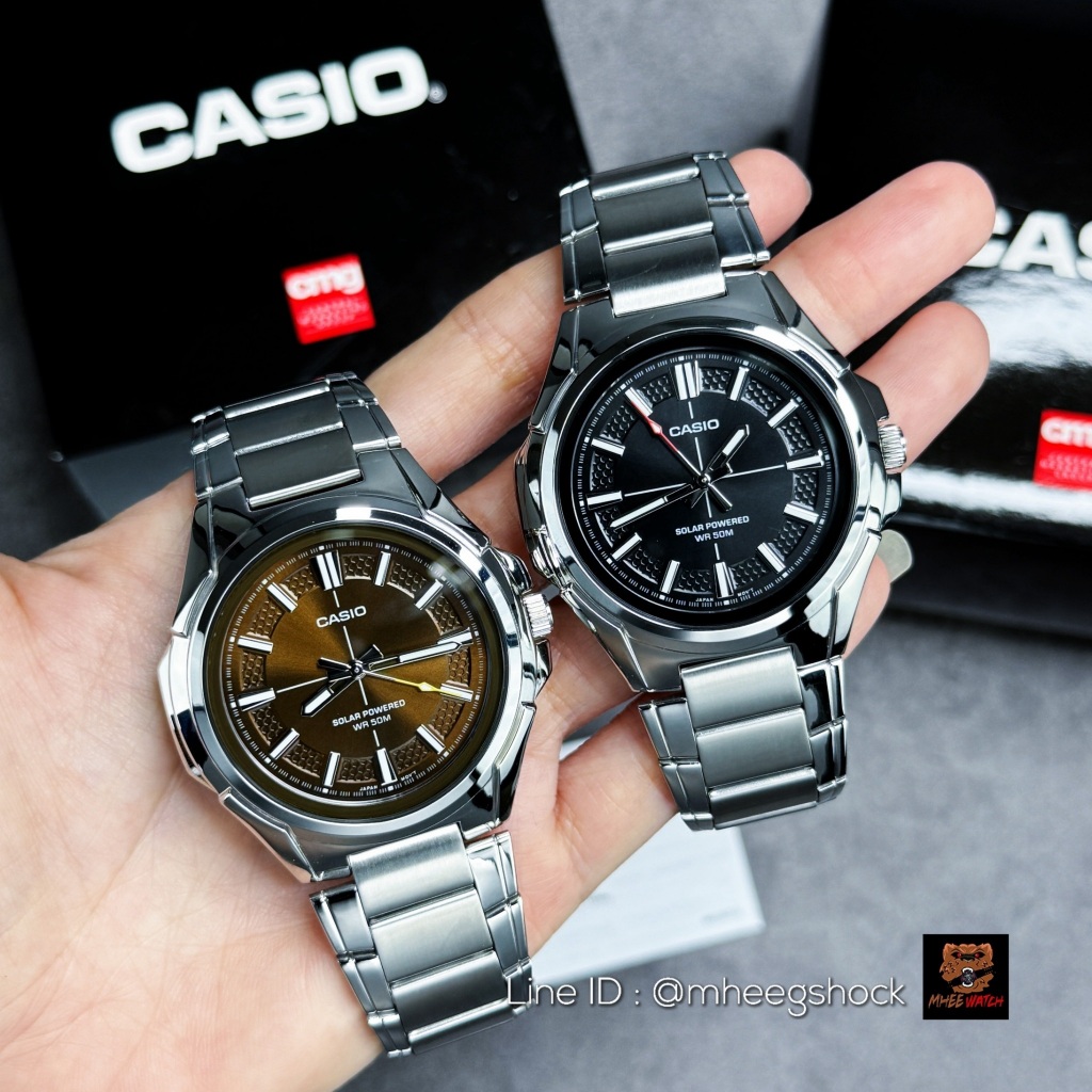 Casio Stainless Steel Solar Powered Nautilus Design 46MM | Shopee Thailand