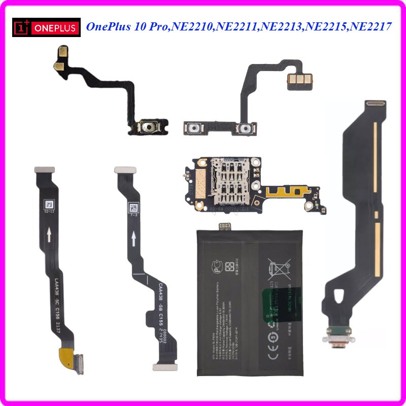 อะไหล่ OnePlus 10 Pro,NE2210,NE2211,NE2213,NE2215,NE2217,สายแพร ...