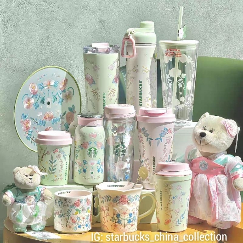 Starbucks China Spring Flower Collection 2025 | Shopee Thailand