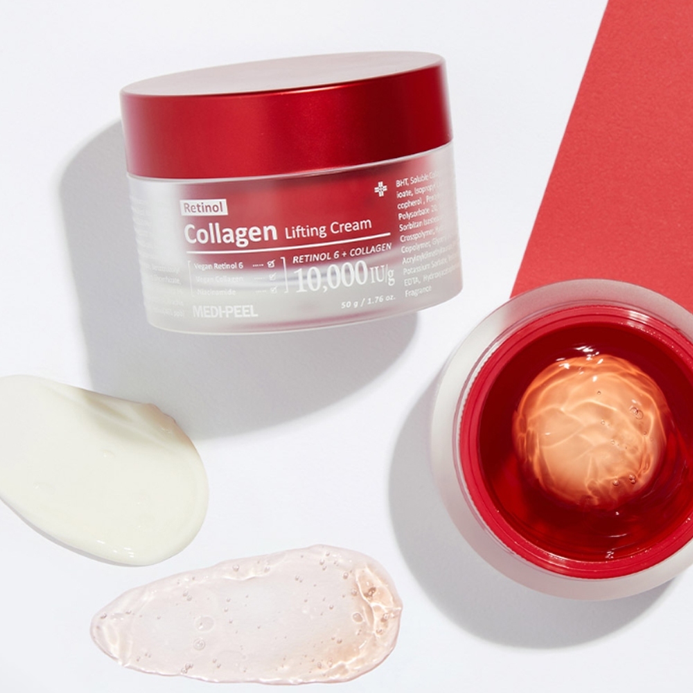 (พร้อมส่ง/ของแท้) Medi-Peel Retinol Collagen Lifting Cream 50g ช่วยยกกระชับผิวหน้าและลดริ้วรอย ...