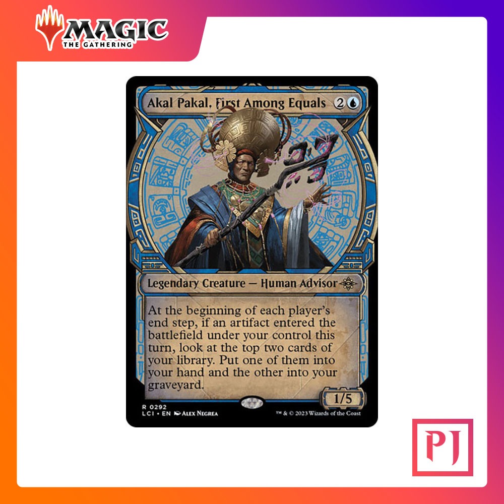 [MTG] Akal Pakal, First Among Equals (Showcase) [WOT] [BLUE] [RARE ...