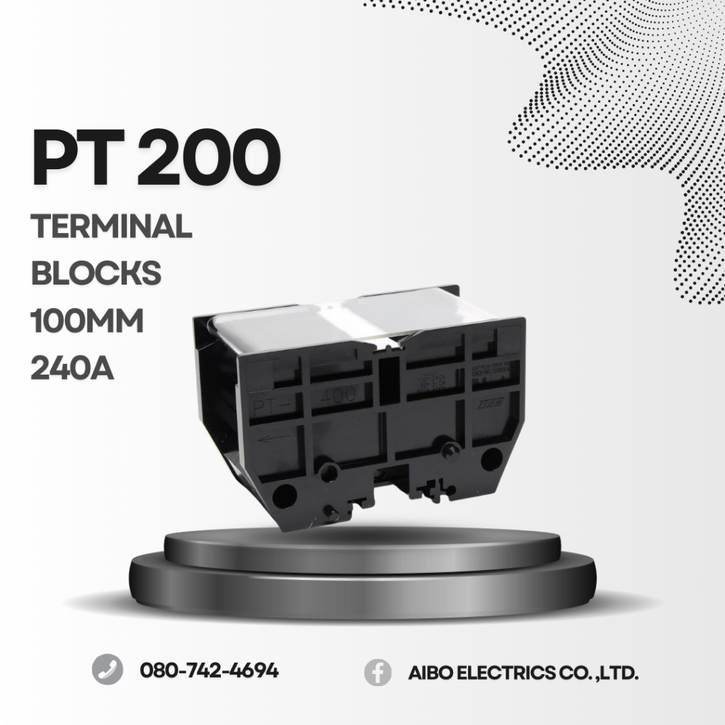 PT-200 Terminal Blocks 100mm 240A | Shopee Thailand