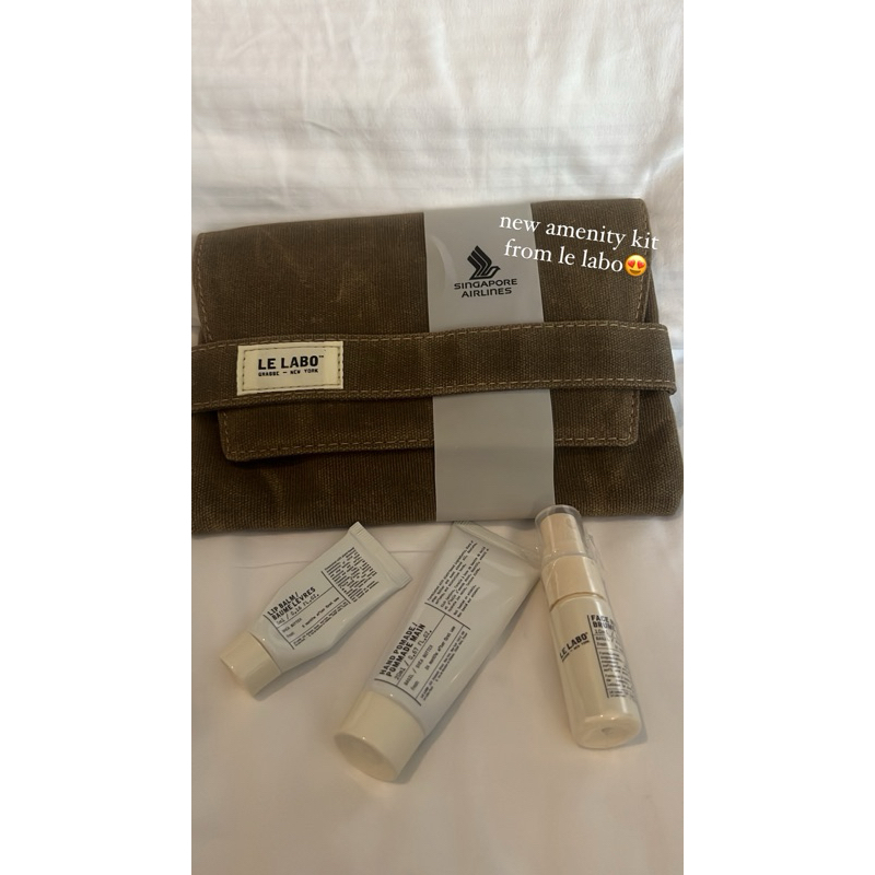 Le Labo Amenity kits from Singapore Airlines | Shopee Thailand