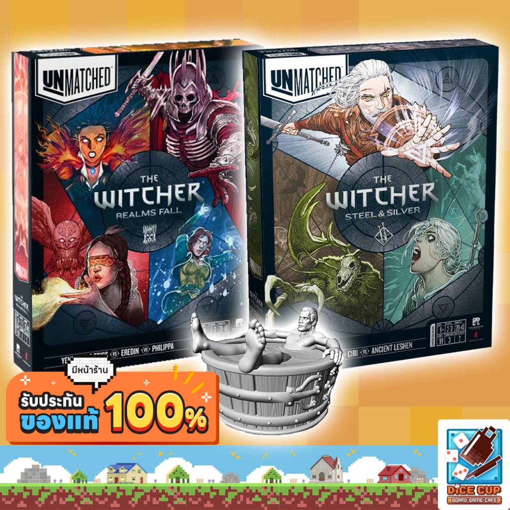 [ของแท้] Unmatched The Witcher Bundle (Steel & Silver+Realms Fall) FREE ...