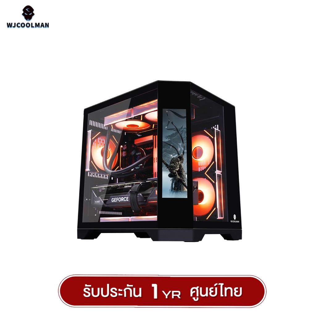 เคสคอมพิวเตอร์ WJCOOLMAN Dreamer LCD Mini (No Fan)(AIO240) M-ATX ...